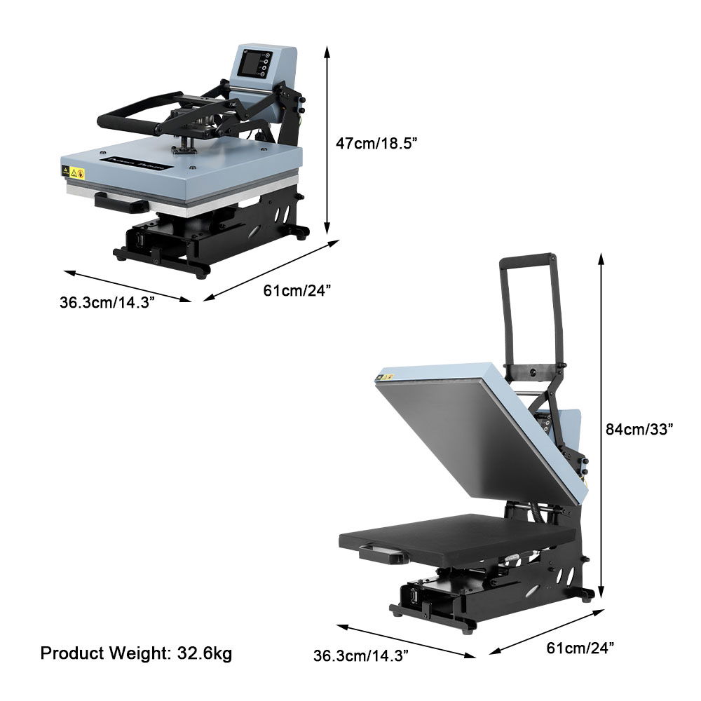 Prisma Palette: Shirt Press Machine Automatic With A3 Size - DTF Station