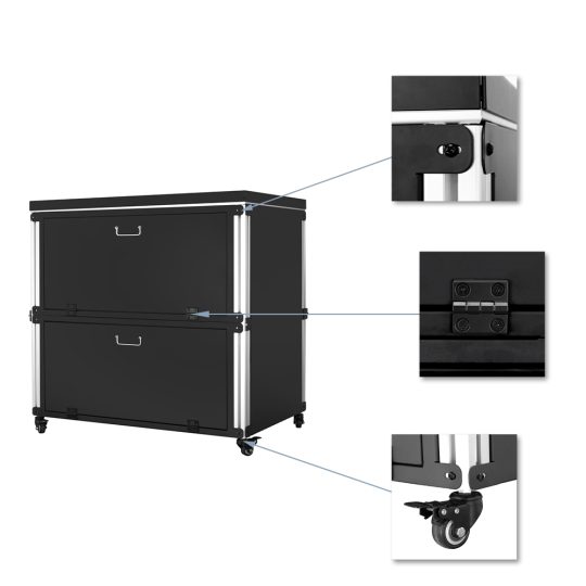 PrintPro™ Table Stand & Storage Cabinet For DTF Printers & Presses ...