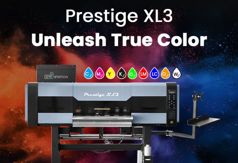 Prestige XL3 60cm High Speed 9-Color DTF Printer | DTF Station