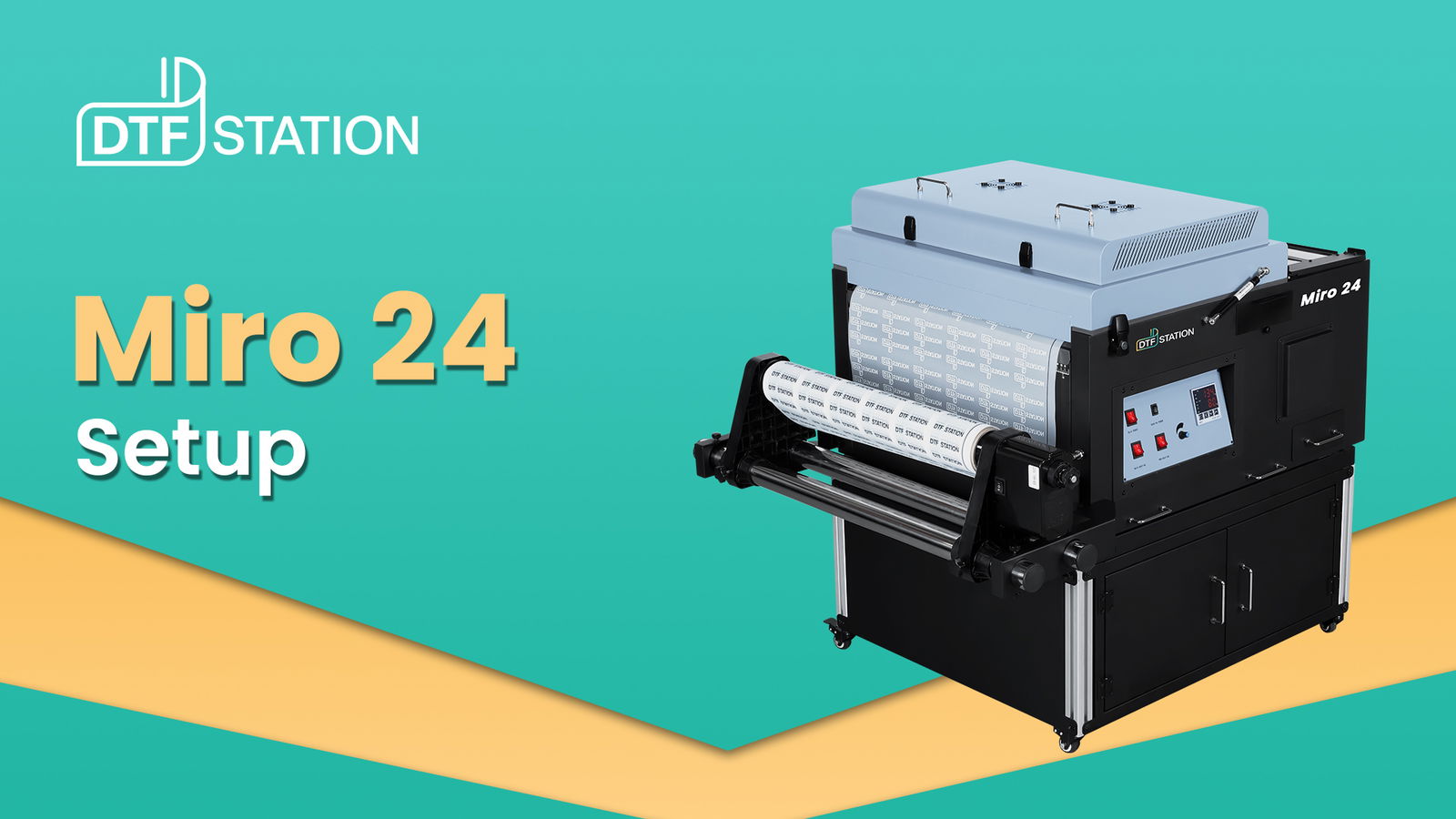 Miro 24 DTF Powder Shaker With Working Table | DTF Station